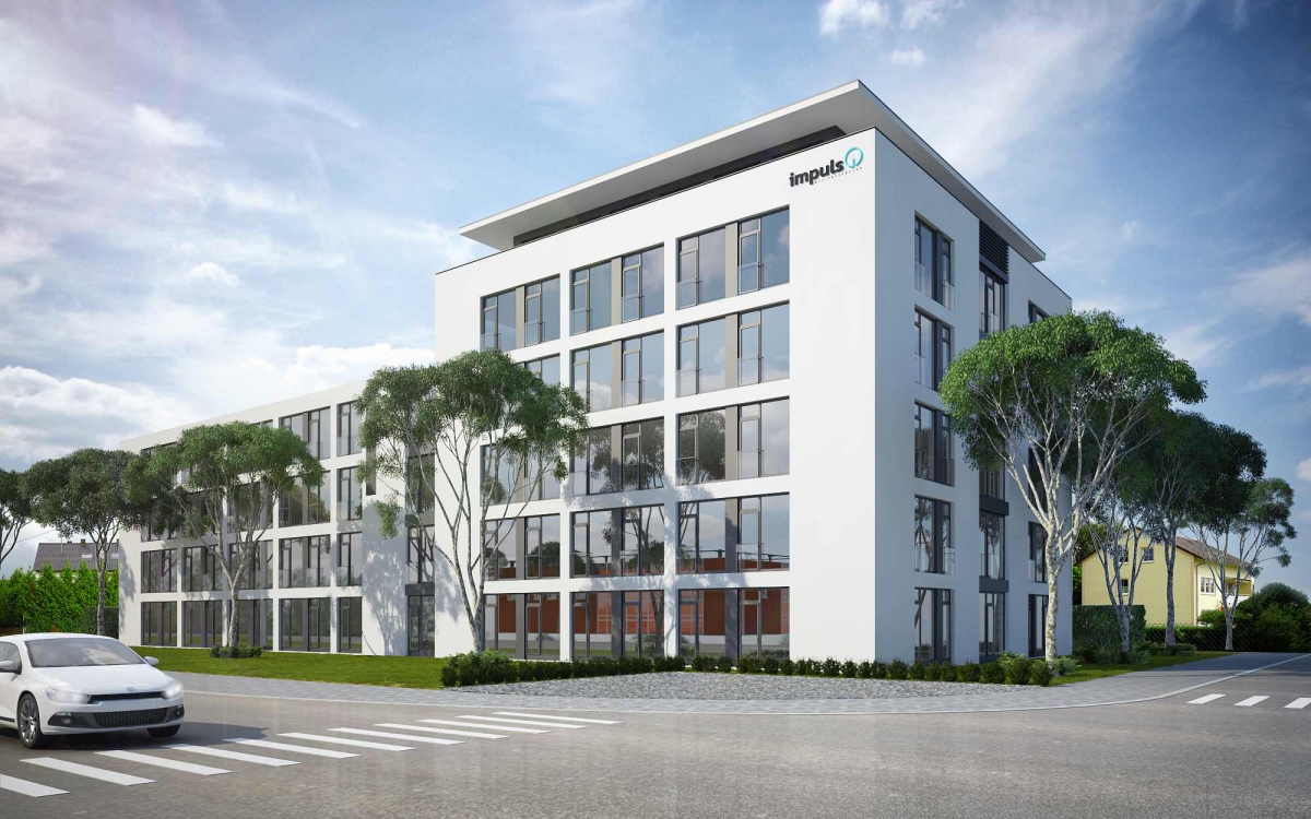 Architektur Visualisierung eines Bürohauses - Architekturvisualisierung ...